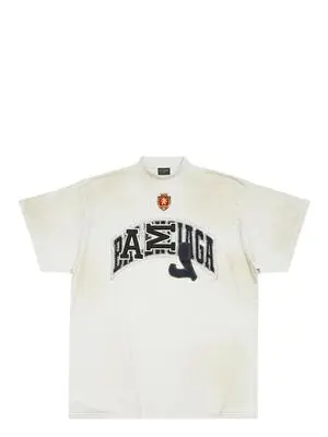 Balenciaga Skater Oversized T-shirt - White