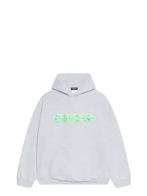 Balenciaga Hooded Sweatshirt - Grey Green