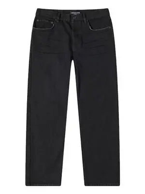 Balenciaga Slim Fit Jeans - Black