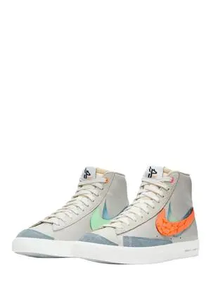 Nike Blazer Mid 77 Shanghai Pack Sneakers - White/orange/blue