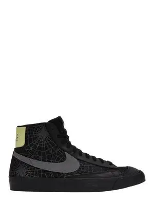 Nike Blazer Mid 77 Spider Web Halloween Sneakers - Black/smoke Grey/limelight