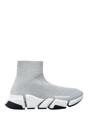 Balenciaga Speed 2.0 Sock Sneakers Silver/white/black