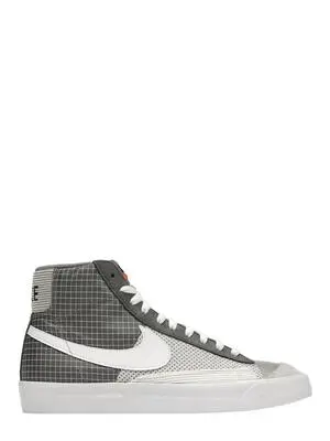 Nike Blazer Mid 77 Patch Sneakers Smoke Grey/white/particle Grey