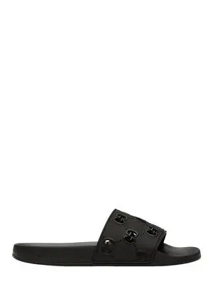 Gucci Rubber Slides - Black