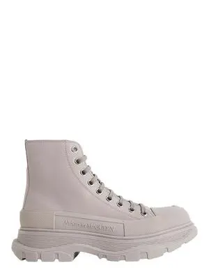 Alexander McQueen Tread Slick Boots - Grey