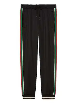 Gucci Technical Jersey Track Pants - Black
