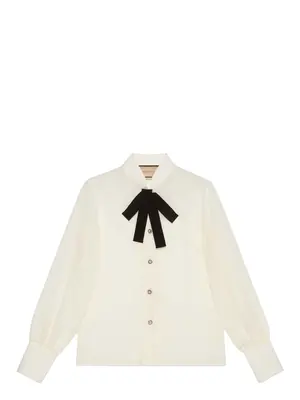 Gucci Silk Crepe De Chine Shirt - Ivory
