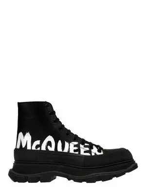 Alexander McQueen Tread Slick Boot - Black/white