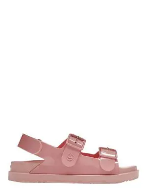 Gucci Mini Double G Rubber Sandal - Pastel Pink