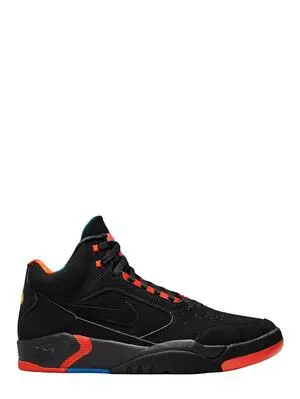 Nike Air Flight Lite Ii Mid Sneakers - Black/team Orange/imperial Blue