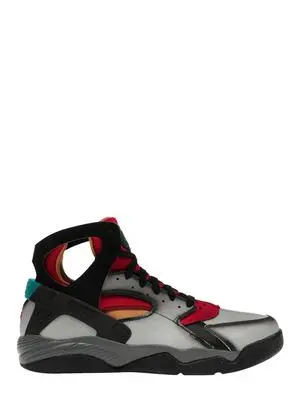 Nike Air Flight Huarache Hoop Pack - Grey/bordeaux/laser Orange