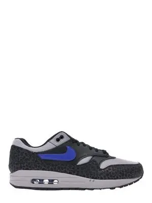 Nike Air Max 1 Safari Reflective Sneakers - Off Noir/atmosphere Grey/hyper Blue
