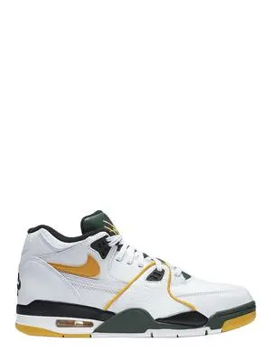 Nike Air Flight '89 Seattle Supersonics Sneakers - White/university Gold/gorge Green