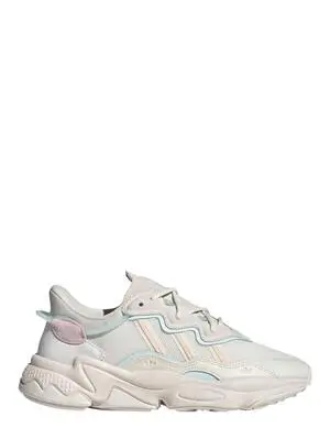 Adidas Ozweego Lace Up Sneakers - Cloud White/bliss Orange/almost Blue