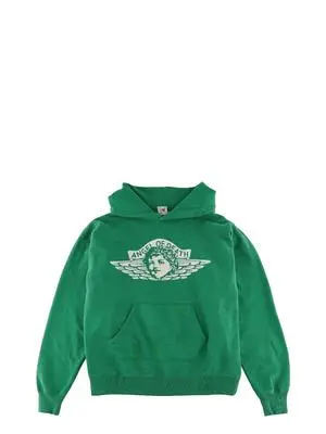 SAINT MXXXXXX Angel Graphic Hoodie - Vintage Green