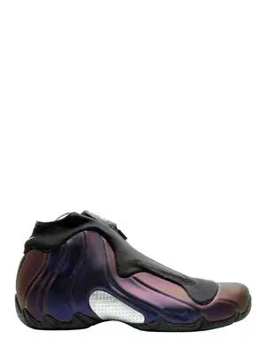 Nike Air Flightposite Sneakers - Black/eggplant/metallic Silver