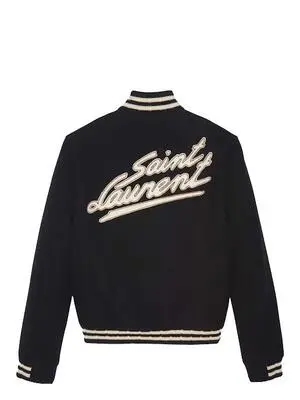 Saint Laurent Teddy Jacket - Black