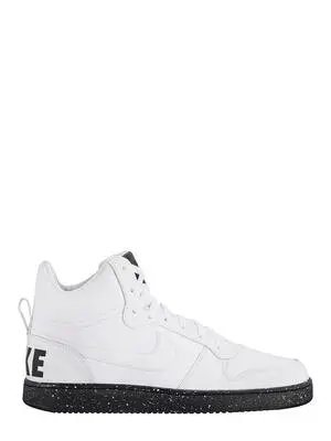 Nike Court Borough Mid High-top Sneakers - White/black