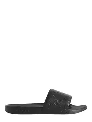 Gucci Gg Demetra Slide - Black