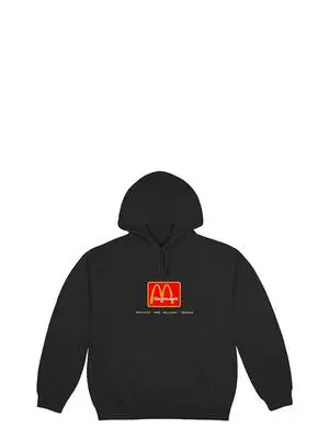 TRAVIS SCOTT Travis Scott X McDonald's Billions Served Hoodie Washed Black