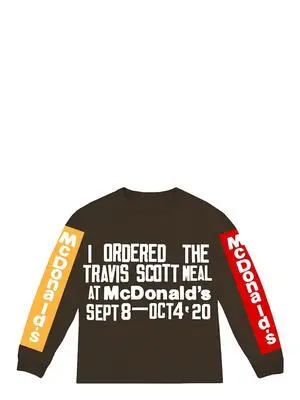 TRAVIS SCOTT X Cpfm 4 Cj Souvenir Long Sleeve T-shirt - Brown