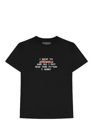 TRAVIS SCOTT Where Were You Tee Shirt - Black