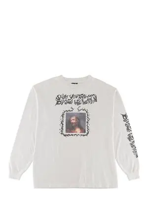 SAINT MXXXXXX Satan Long Sleeve T-shirt - Vintage White