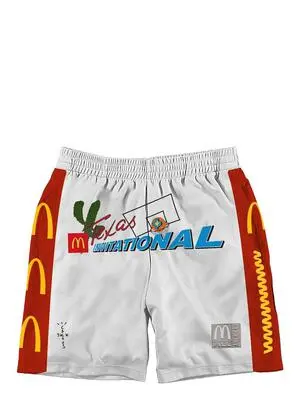 TRAVIS SCOTT X Mcdonald's Cactus Jack All American Shorts - White