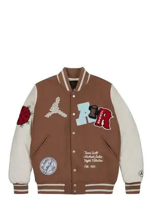TRAVIS SCOTT Varsity Jacket - Antique Brown