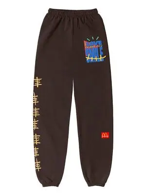 TRAVIS SCOTT X Mcdonald's Smile Sweatpants - Brown