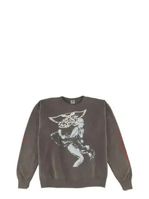 SAINT MXXXXXX X Hajime Sorayama Sweatshirt - Faded Black