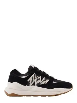NEW BALANCE 57/40 Zebra Print Sneakers - Black/sea Salt