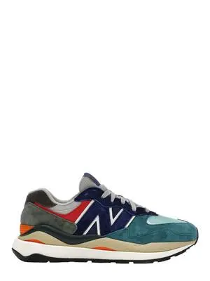 NEW BALANCE 57/40 Athletic Sneakers - Light Cliff Grey/velocity Red