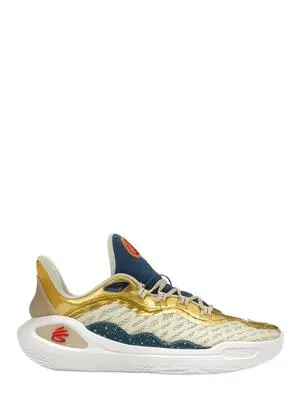 Under Armour Curry Champions Mindset Sneakers - Lemon Ice/metallic Gold/red