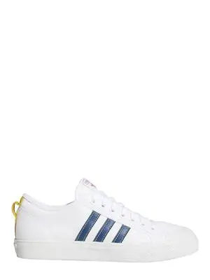 Adidas Nizza Lace Up Sneakers - Cloud White/legend Marine/tribe Yellow