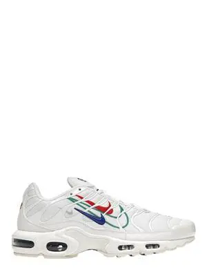 Nike Air Max Plus Swoosh Sneakers - White/green Noise/university Red