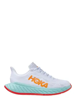 Hoka One One Carbon X 2 Sneakers - White/blazing Orange