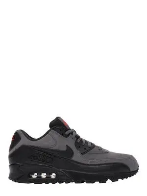 Nike Air Max 90 Suede Sneakers - Anthracite/black/red