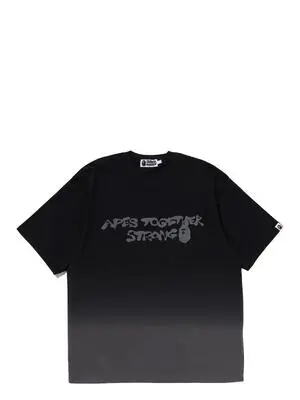 A BATHING APE Gradation Tee Shirt - Black