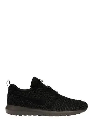 Nike Roshe Run Flyknit Sneakers - Black/midnight Fog