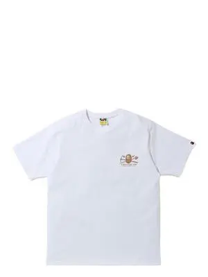 A BATHING APE Gold Rush Foil Tee Shirt #1 - White