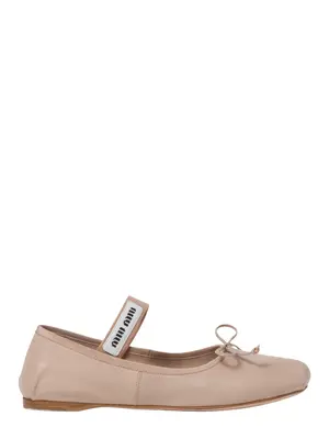 MIU MIU Leather Ballerinas