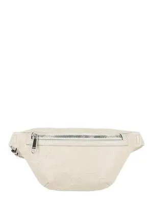 Celine Gg Embossed Belt Bag - White