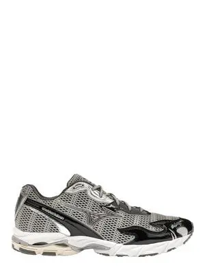 Mizuno Wave Rider One Block Down Onyx Sneakers - Black/grey/white