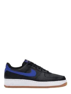 Nike Air Force 1 Low Royal Gum Sneakers - Black/white/gum Medium Brown
