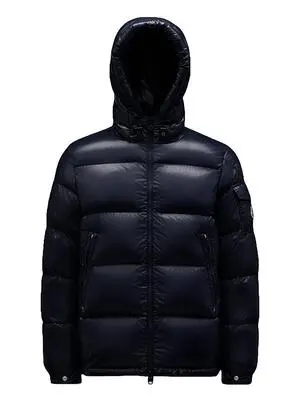 Moncler Ecrins Short Down Jacket Night Blue