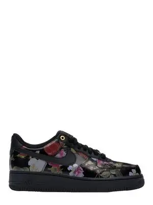 Nike Air Force 1 Low Floral Sneakers - Black