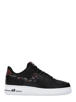 Nike Air Force 1 Low Floral Black/white/game Royal