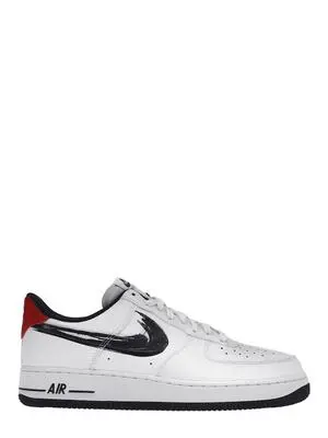 Nike Air Force 1 Low Brushstroke White/black/gym Red
