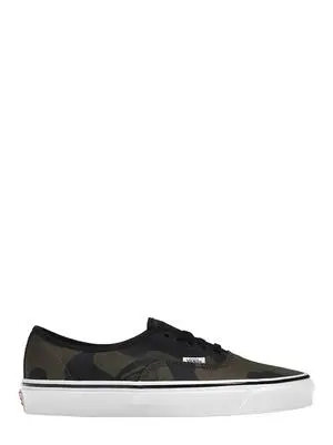 VANS Authentic 44 Dx Bape 1st Camo Sneakers - Green/black/brown